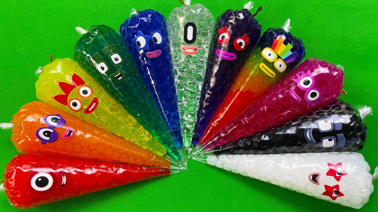 Numberblocks - Relaxing 1 000 000 Orbeez With Piping Bag! Satisfying ...