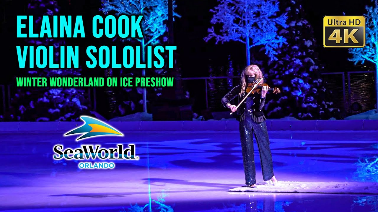 2020 12 29 Violin Soloist Elaina Cook Preshow to Winter Wonderland on ...