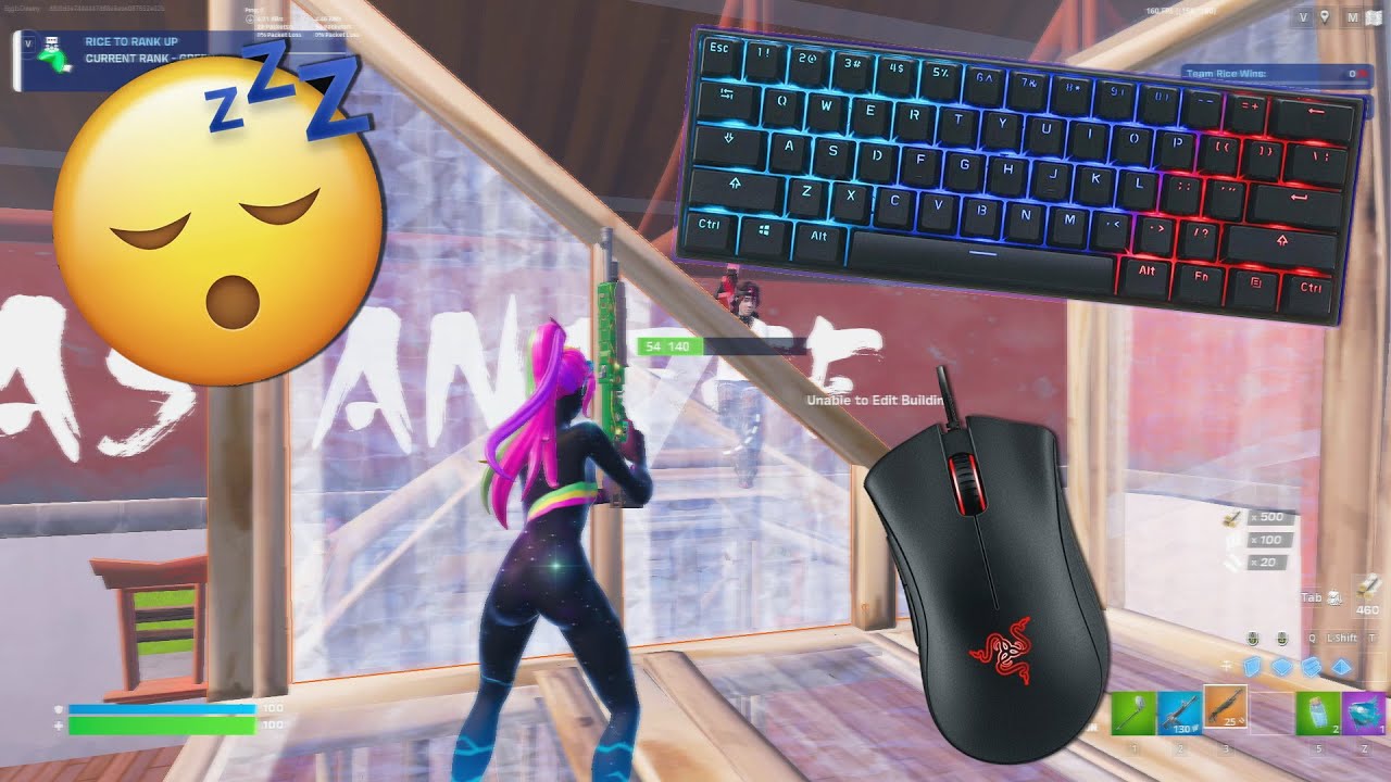 [ASMR😴] Fortnite AsianJeff Boxfights📦Calm & Relaxing Keyboard Sounds🎧 ...