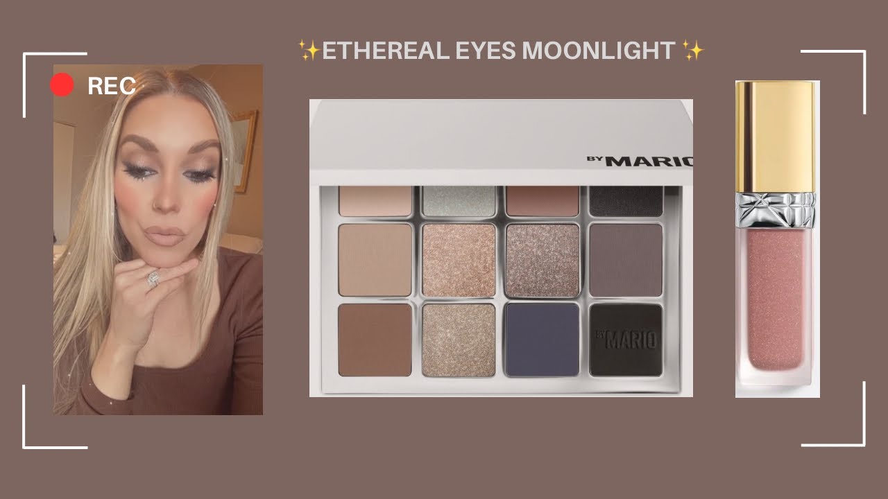 Makeup by Mario Ethereal Eyes Moonlight & Dior Forever Sequin - YouTube