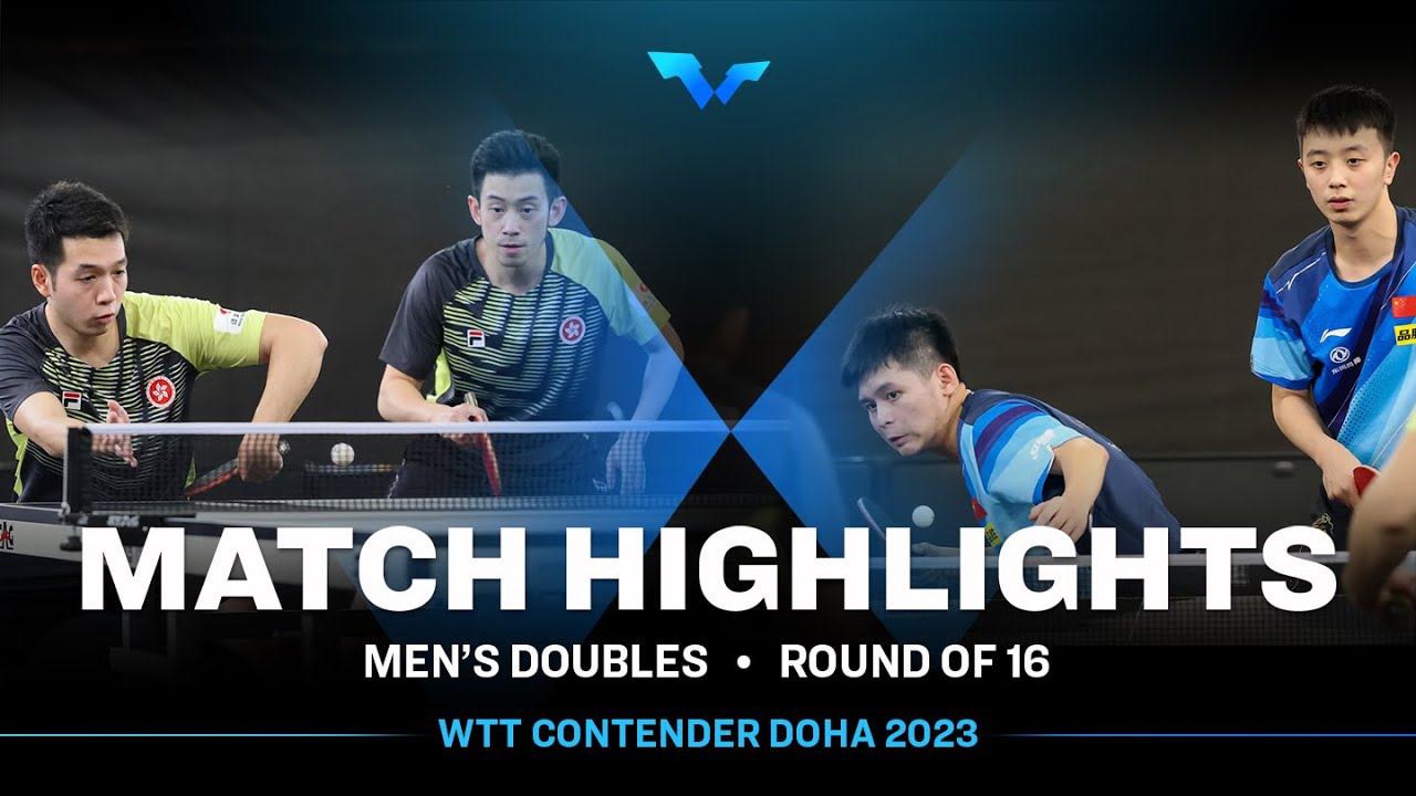 Wong Chun Ting/Ho Kwan Kit vs Lin Shidong/Chen Yuanyu | MD R16 | WTT ...