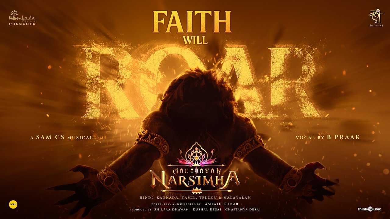Faith Will Roar – Promo Video | Mahavatar Narsimha | B Praak Releasing ...