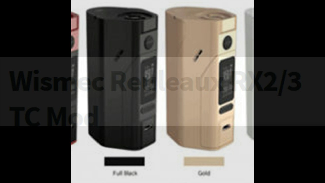 Wismec RX300 Released with Comparison RX2/3 Mod - YouTube