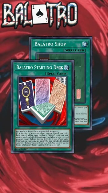 Balatro Yu-Gi-Oh! Best Custom Cards - Starting Deck #yugioh # ...