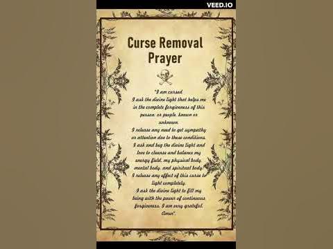 Curse Removal Prayer - YouTube
