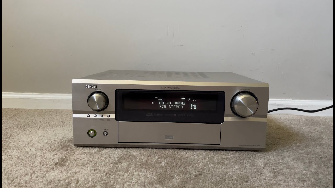 Denon AVR-3805 7.1 Home Theater Surround Receiver - YouTube