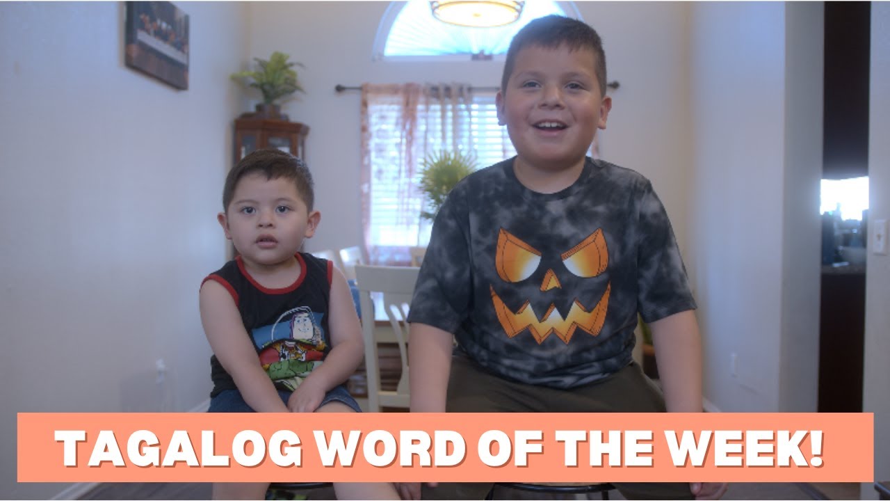 Language Learning: The Tagalog word of the week | Week 1 - YouTube
