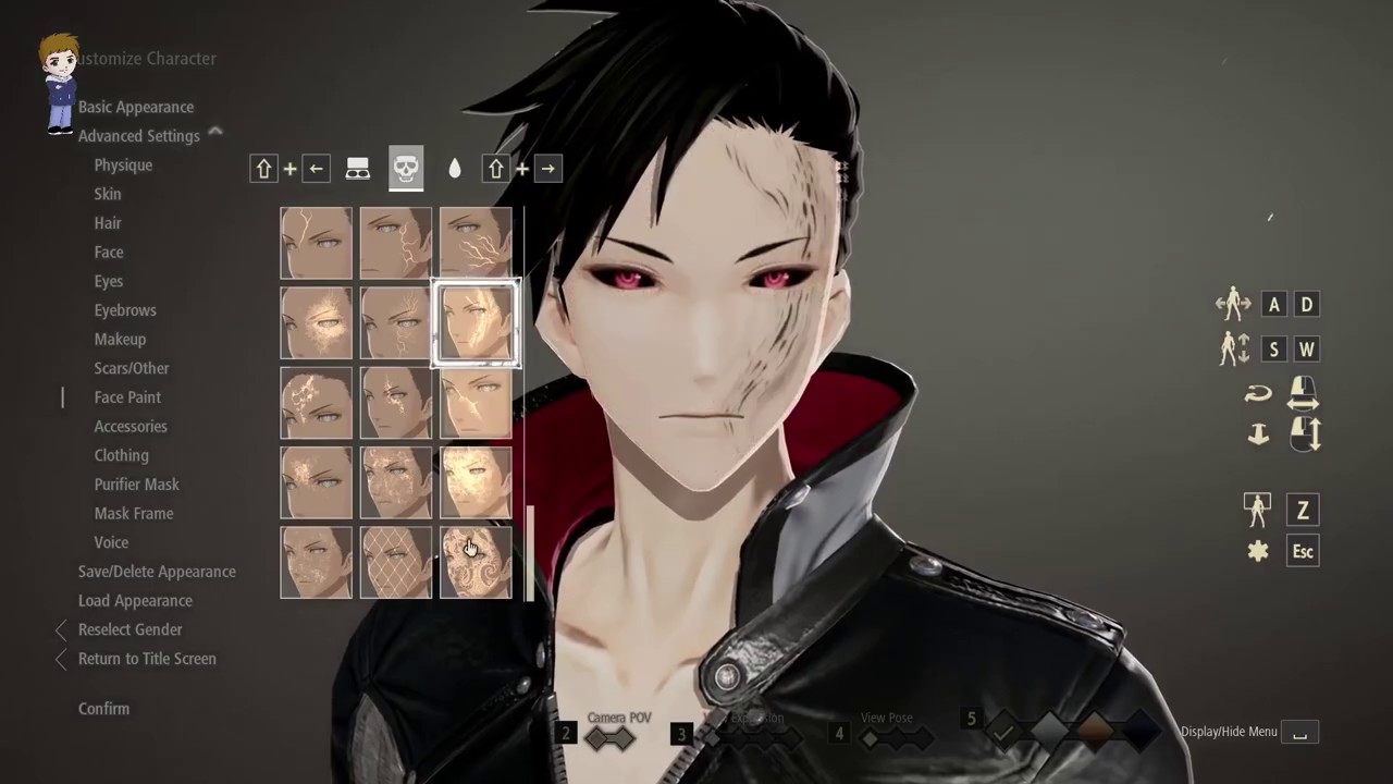 CODE VEIN : CHARACTER CREATION - YouTube
