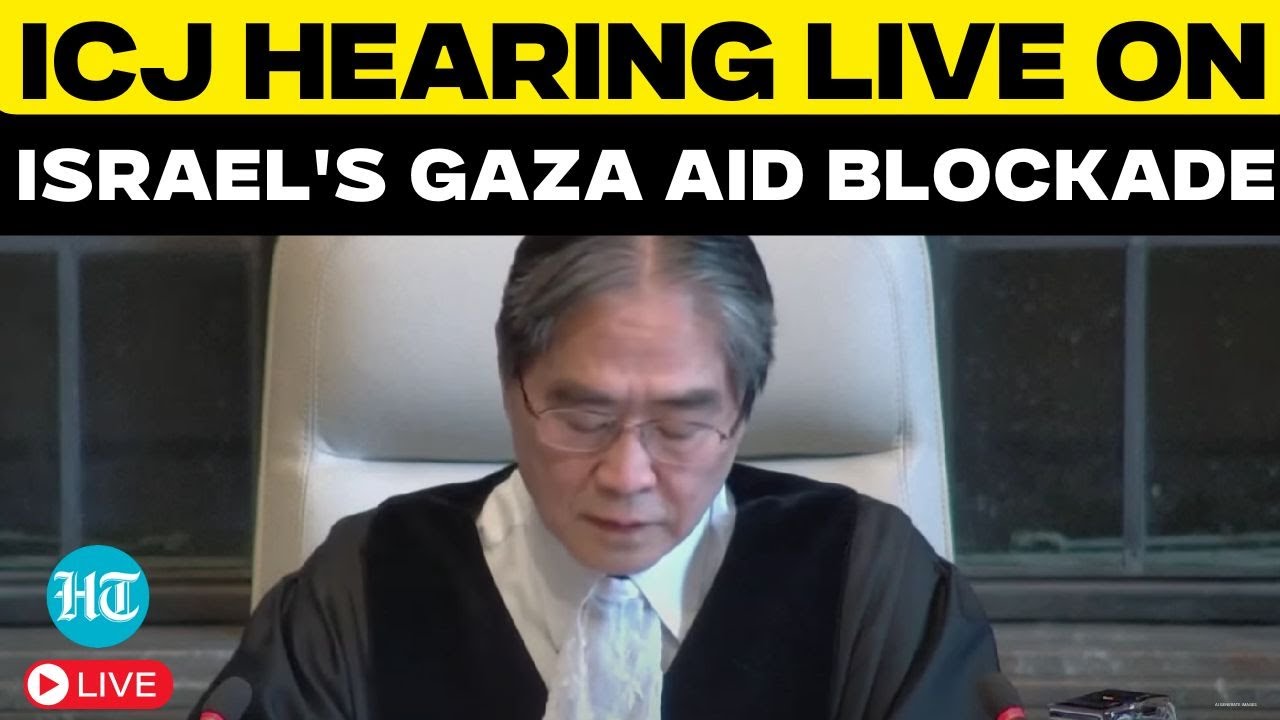 ICJ Hearing LIVE | Israel's Gaza Aid Blockade Contested in World Court ...