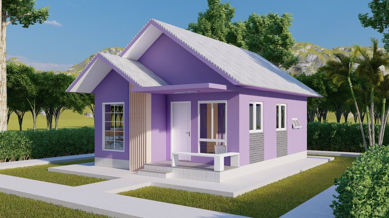 Simple but Elegant House Design Concept with 2 Bedrooms - YouTube