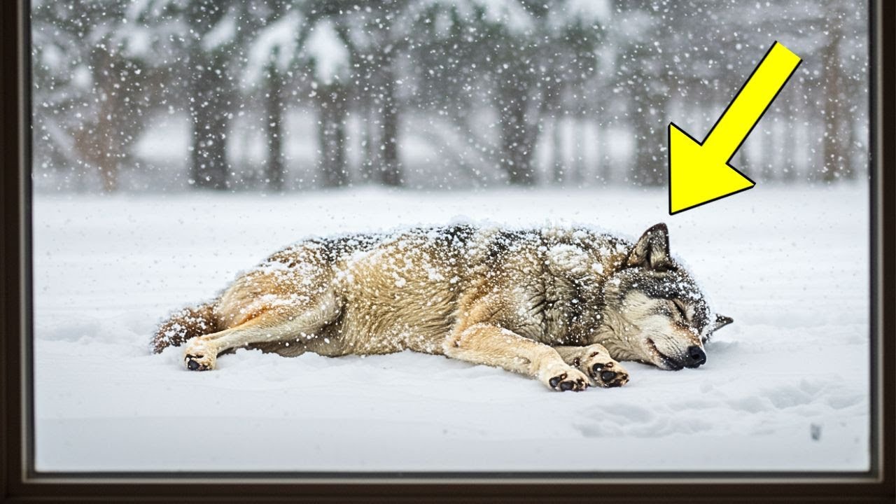 Man Finds a Gray Wolf Frozen and Unconscious in His Backyard. What He ...