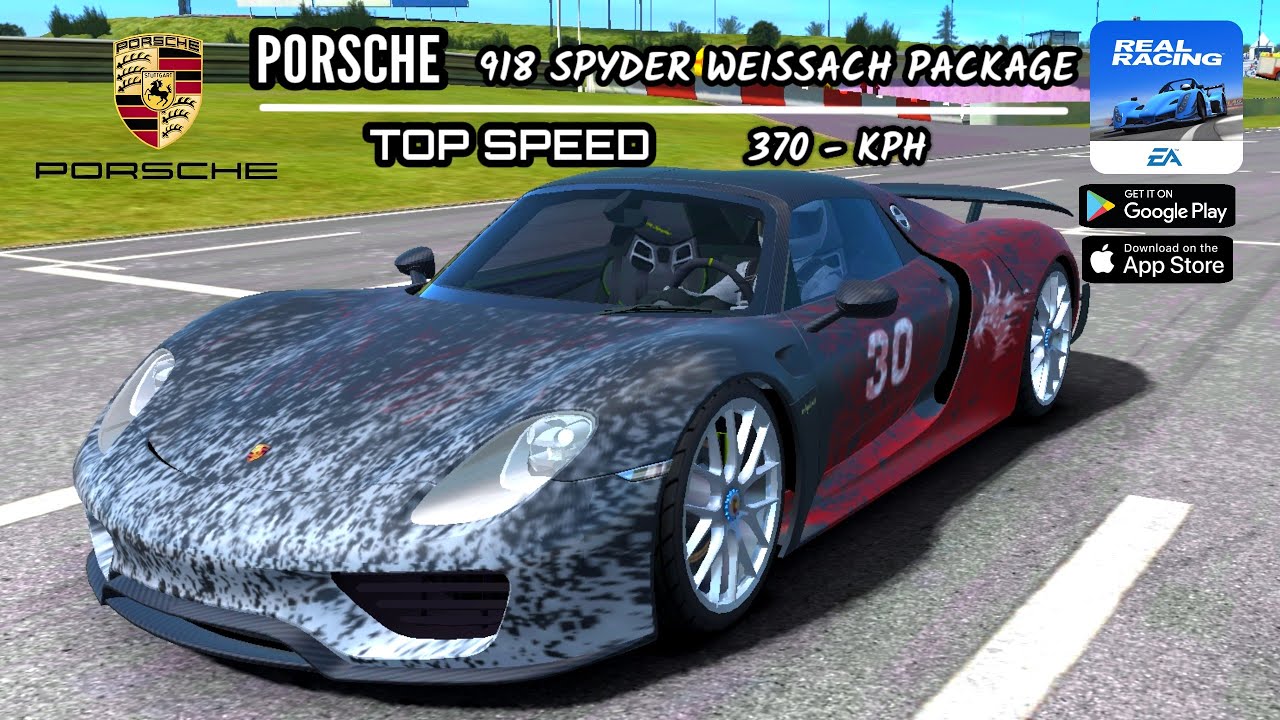 PORSCHE | 918 SPYDER WEISSACH PACKAGE |Top Speed 370 KPH #gameplay #rr3 ...