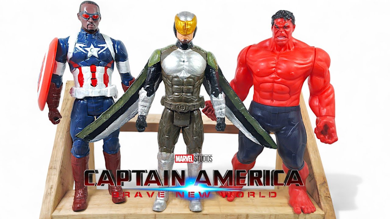 Captain America Brave New World Titan Hero BOOTLEG Triple Pack Joaquin ...