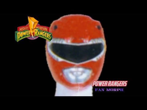 power rangers fan morph- mmpr red fan morph upgraded - YouTube