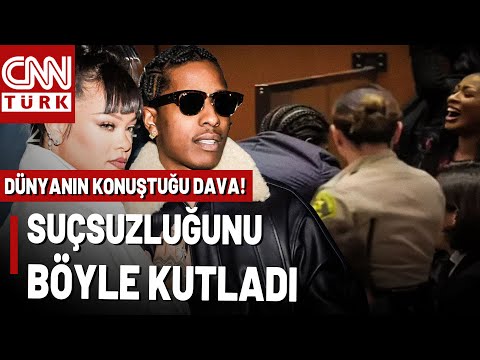 Rihanna'nın Kollarına Böyle Atladı! ABD'li Şarkıcı ASAP Rocky İçin Karar Verildi: Beraat!