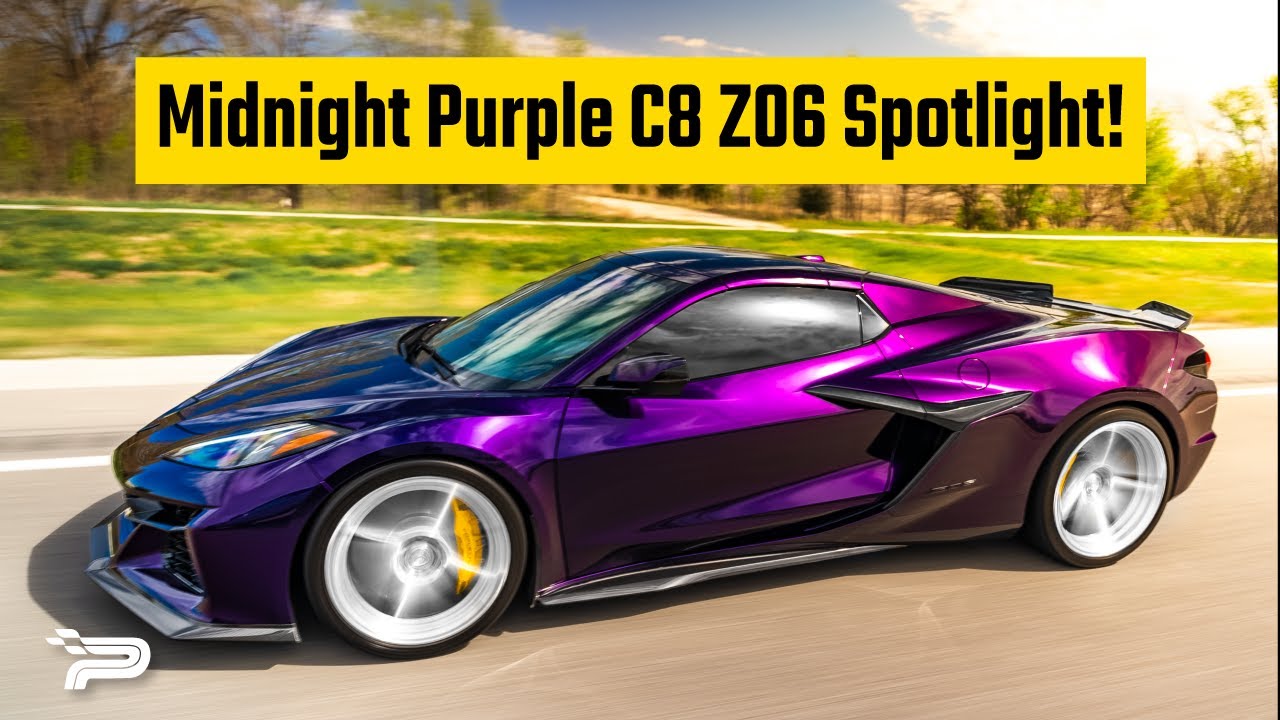 Corvette Stingray 2024 Purple