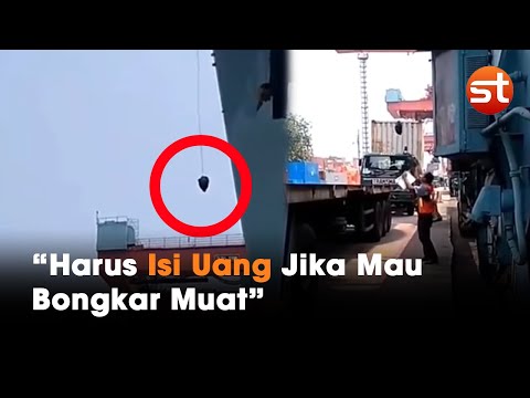 Beredar Video Modus Pungli Bongkar-Muat di Pelabuhan Peti Kemas