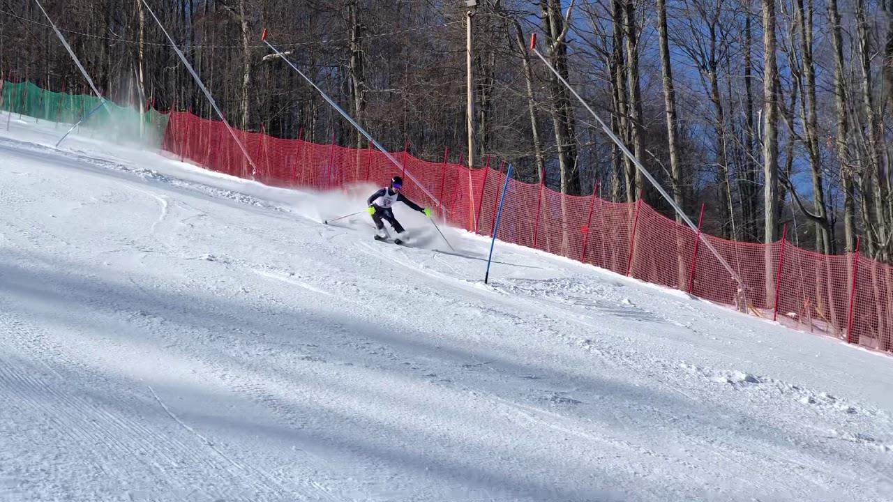 States Slalom Run 1 - YouTube