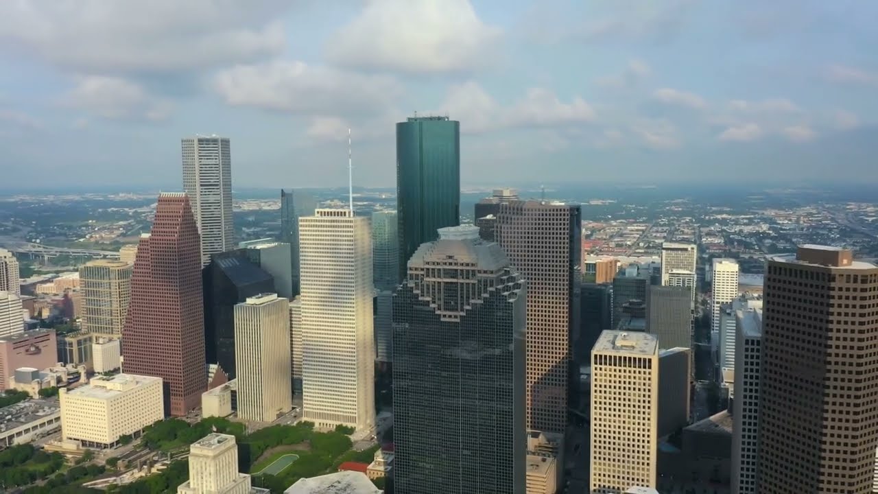 Texas Houston 4k, USA, Drone Footage From Above, A Travel Tour UHD ...