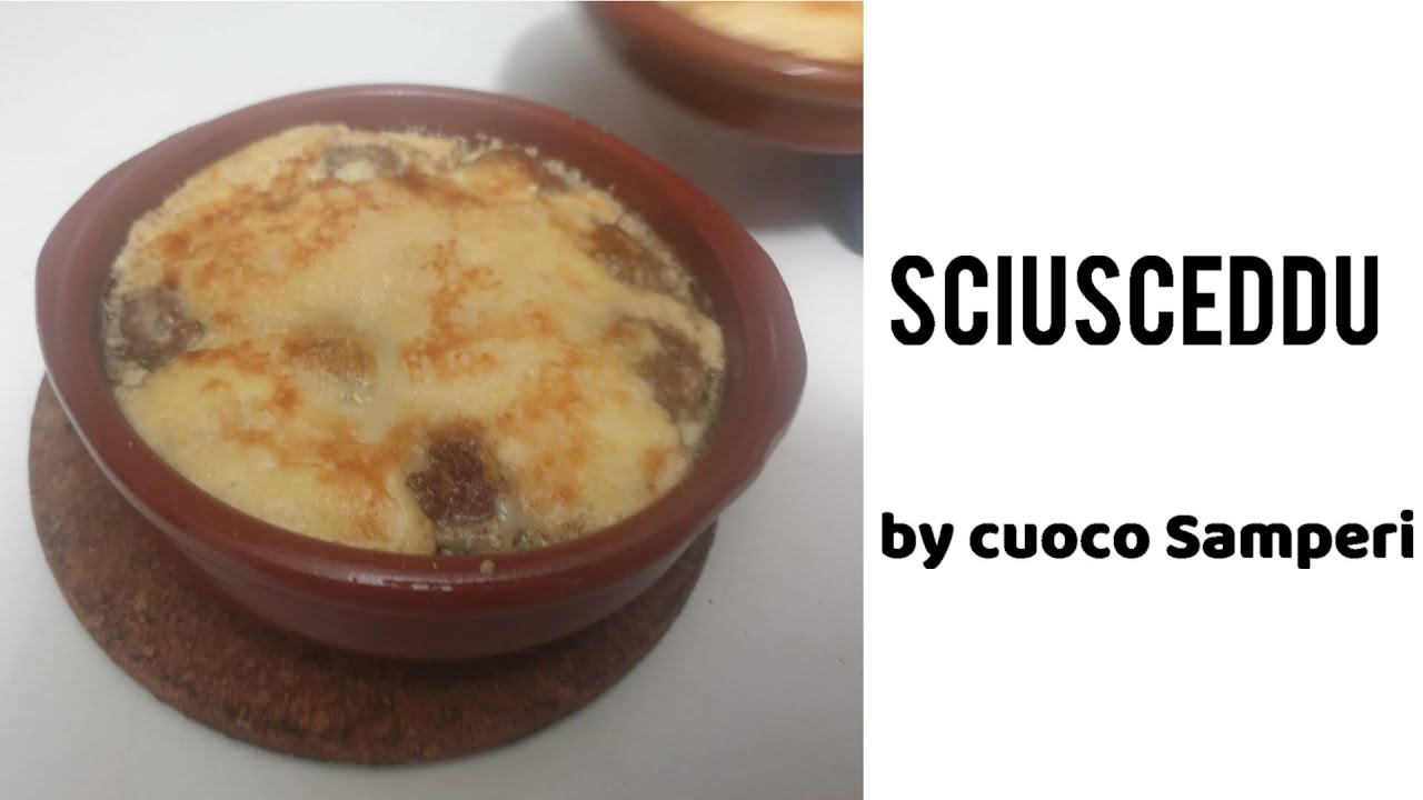 SCIUSCEDDU by cuoco Samperi - YouTube
