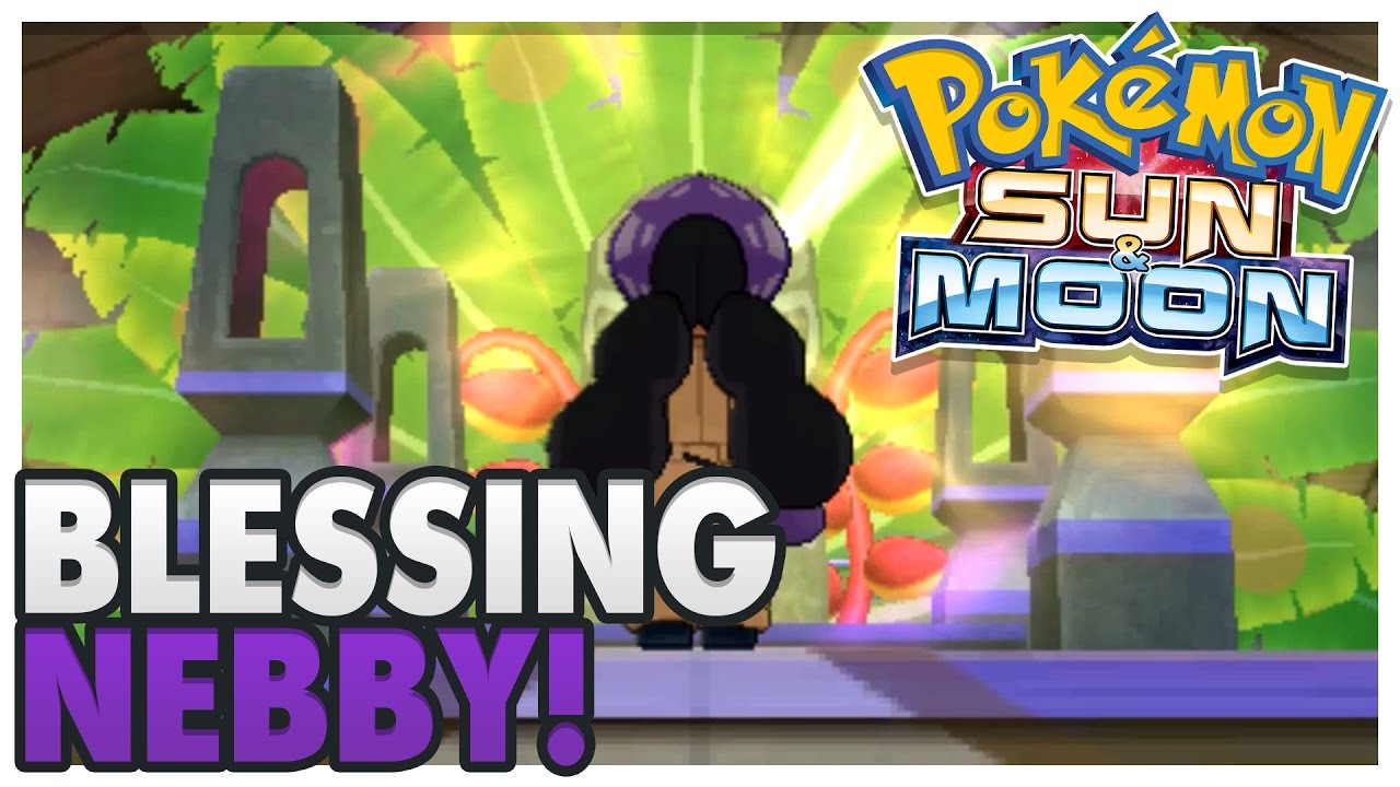 Pokemon Sun and Moon | Blessing Nebby! - YouTube