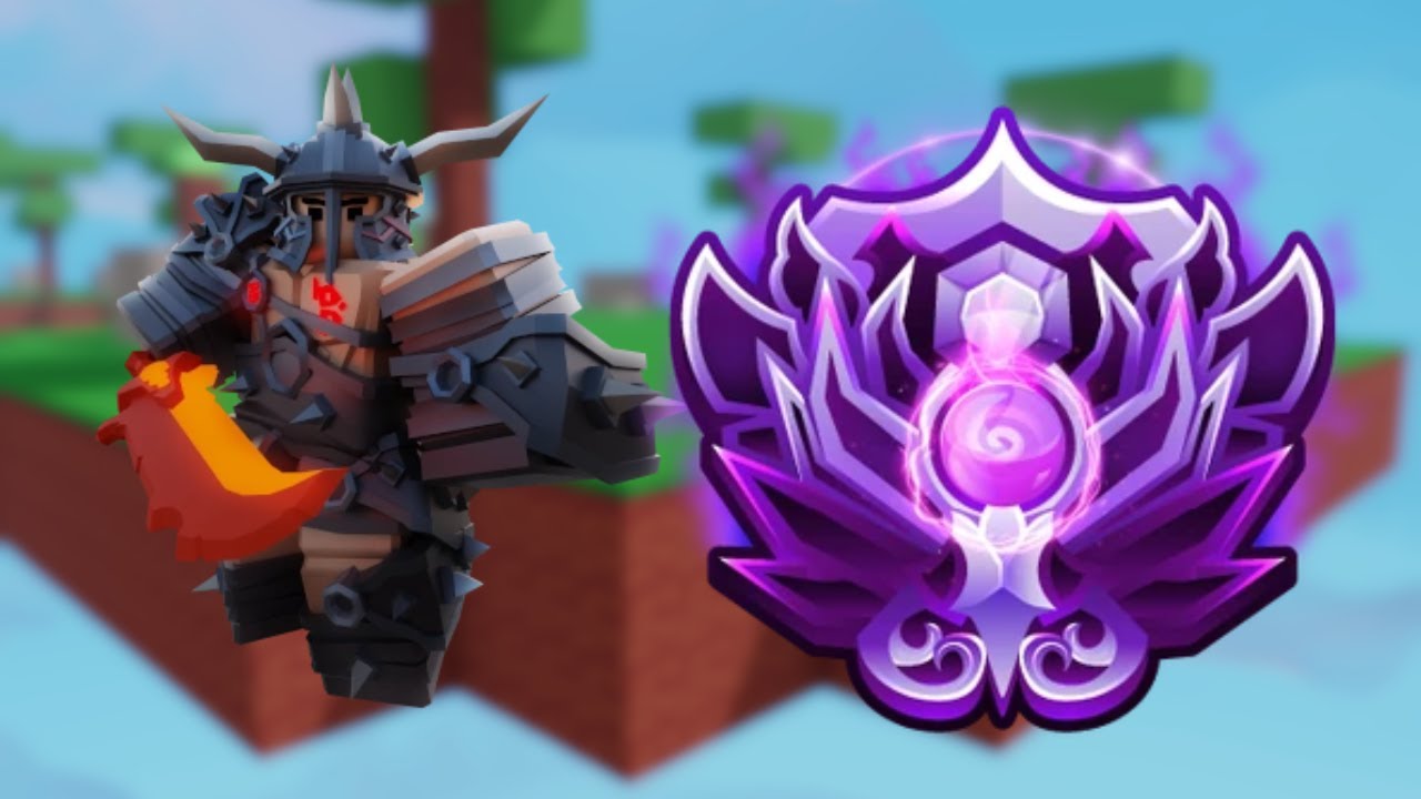 Using Barbarian kit in Roblox Bedwars - YouTube