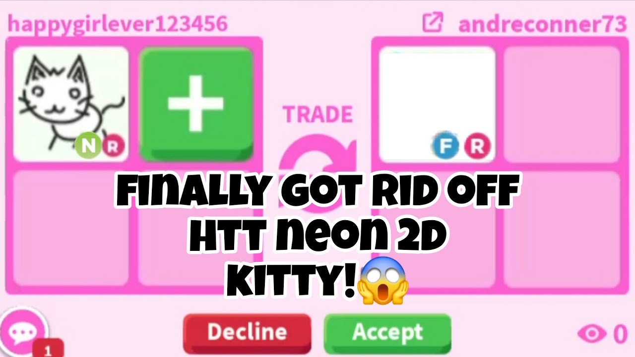 😱😛No Way! I GOT VERY HIGH VALUE PET For My *NEW* NEON 2D KITTY + HUGE ...