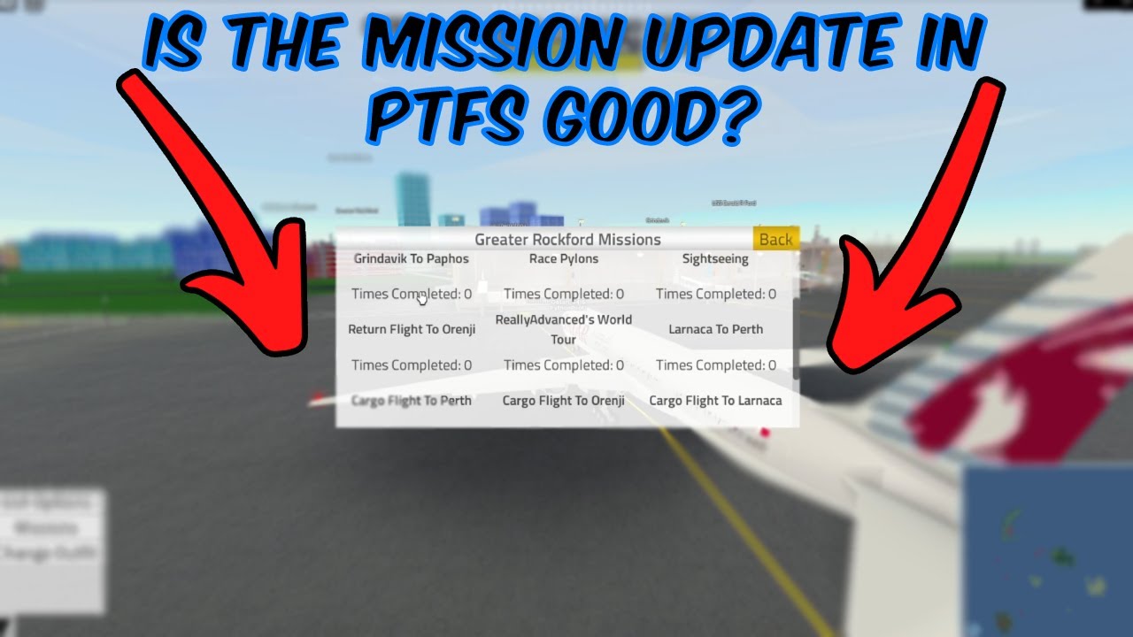 Is The Mission Update In PTFS Good? (ROBLOX) - YouTube