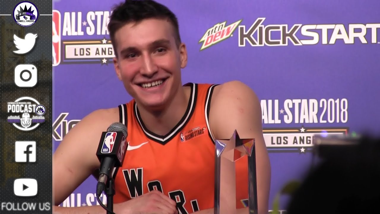 Bogdan Bogdanovic (MVP) Postgame Interview | Feb. 16, 2018 | NBA All ...