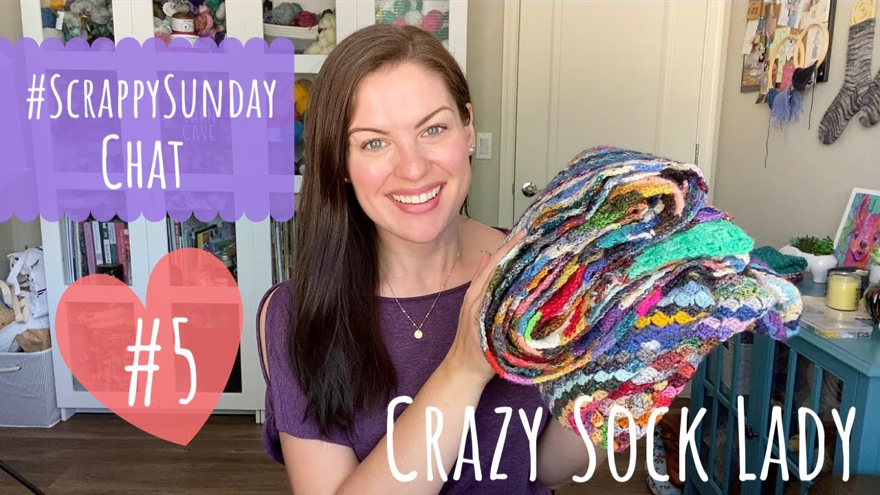 Scrappy Sunday Chat #5 - Crazy Sock Lady - YouTube