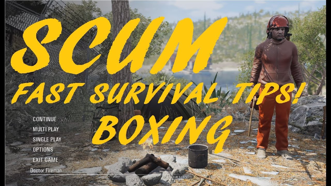 SCUM FAST SURVIVAL TIPS 05: How to raise your stats: Boxing - YouTube