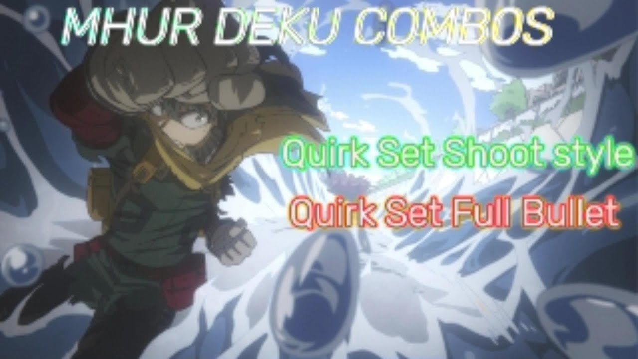 MHUR COMBO GUIDE Part 1 (Deku) #mhur #tutorial - YouTube