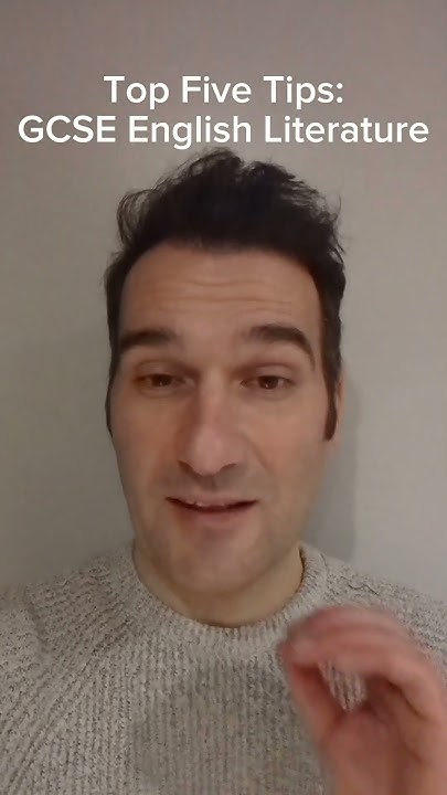 Top five tips for a GCSE English Literature exam #gcse #english #englishliterature #study # ...