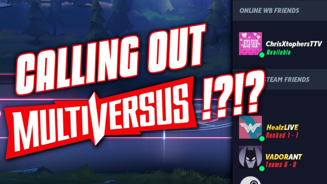 What Multiversus NEEDS! Calling them out & Real Talk - YouTube