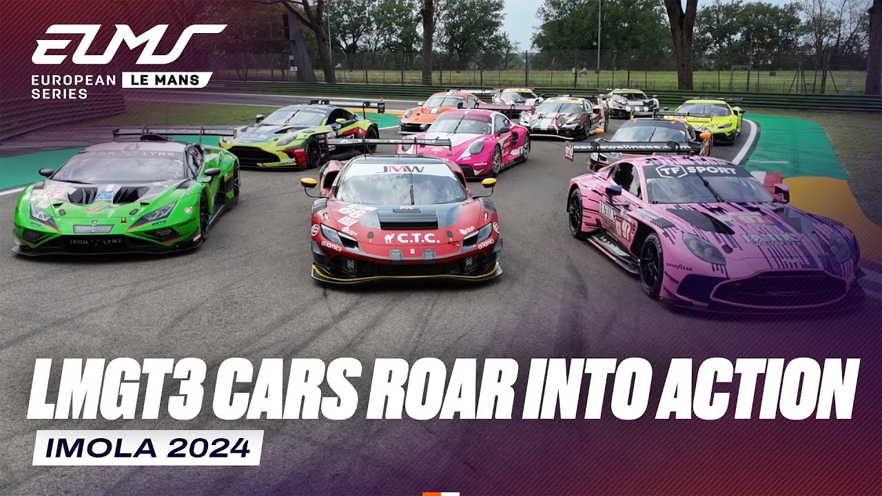 The LMGT3 cars roar into action at Imola 🔊 | 4 Hours of Imola 2024 ...