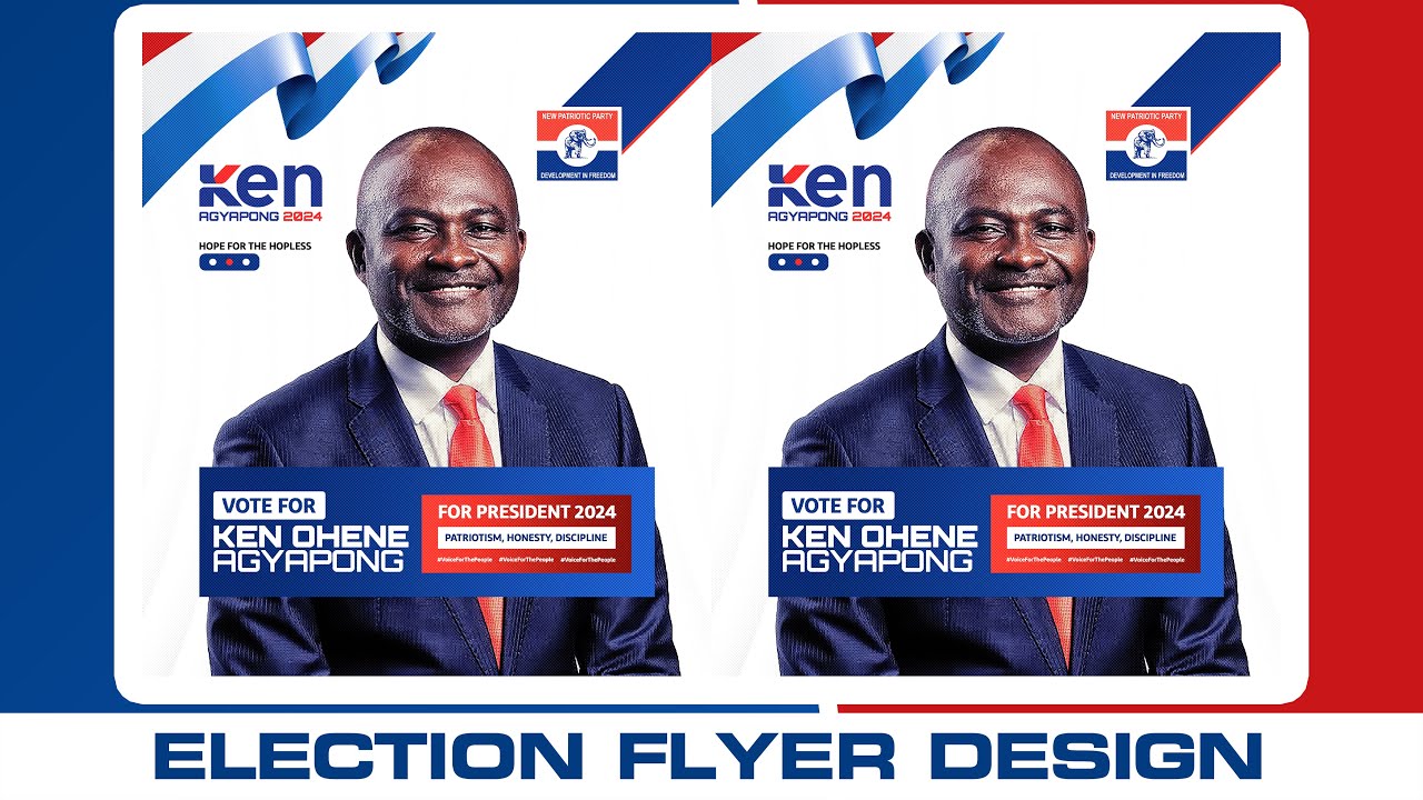 Election Flyer Design | Photoshop Tutorial - YouTube