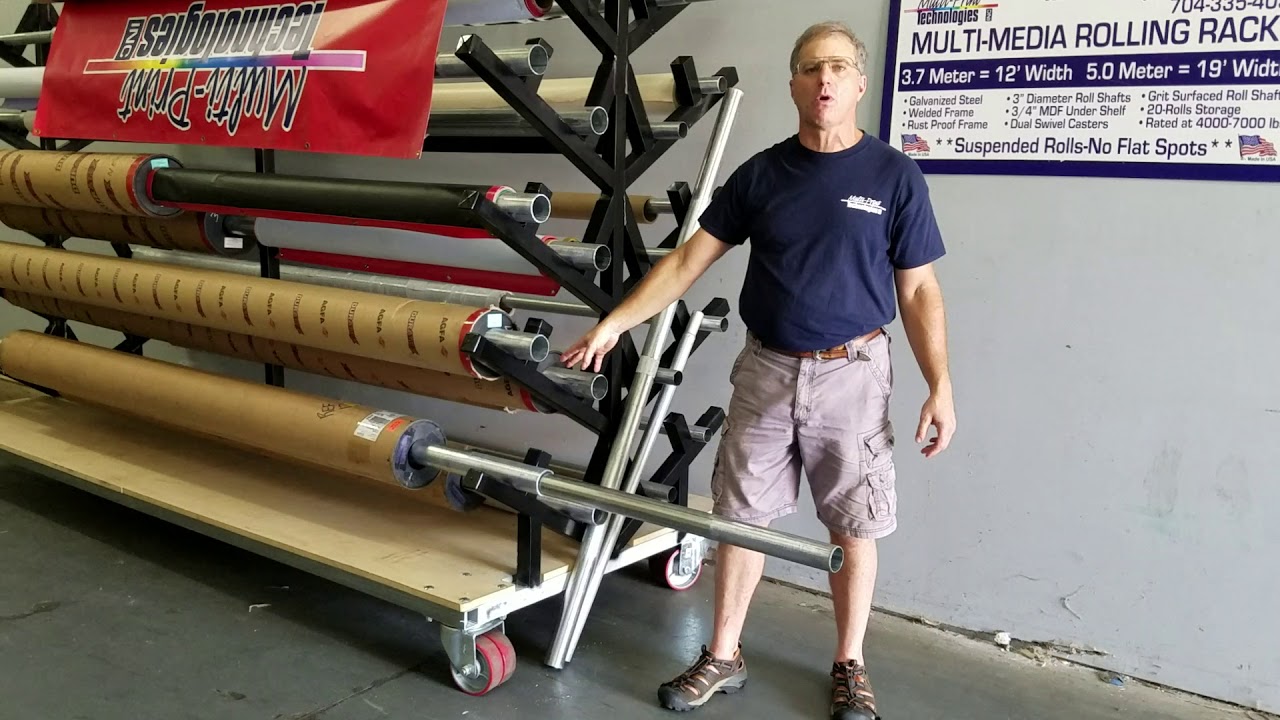 Multi Media Roll Rack Video July 2018 - YouTube