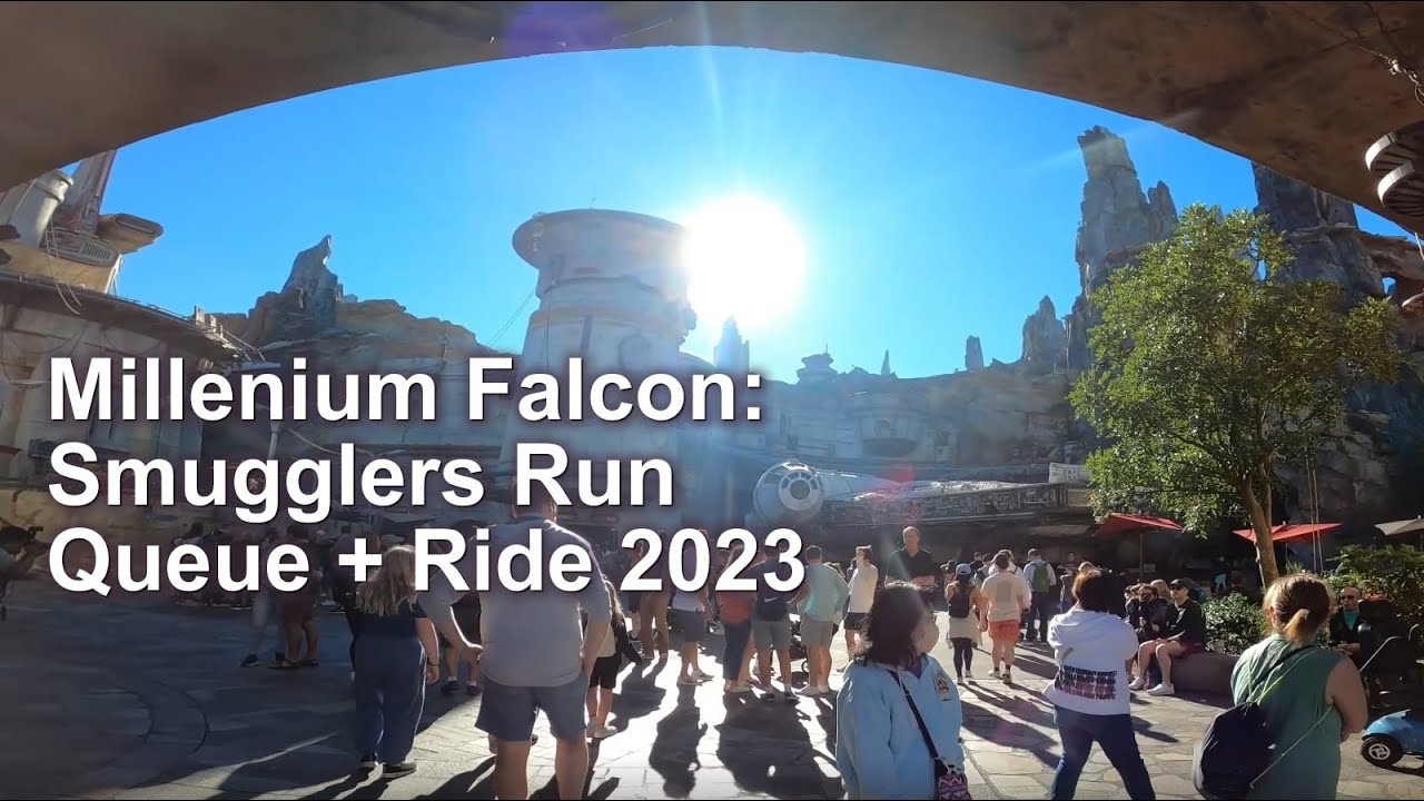 Millenium Falcon: Smugglers Run - Queue + Ride 2023 - Disneys Hollywood Studios - YouTube