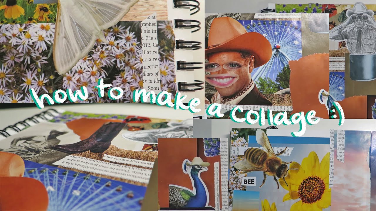 How to Make a Collage Out of Magazines - YouTube