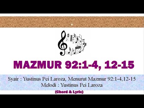 Mazmur 92:1-4, 12-15 (Chord & Lyric) - YouTube