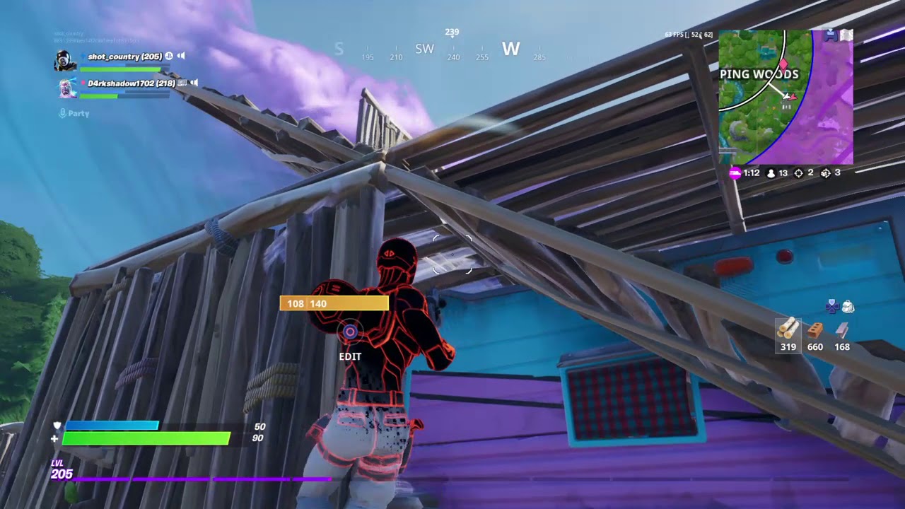 Playing fortnite with my Dad part 2 - YouTube