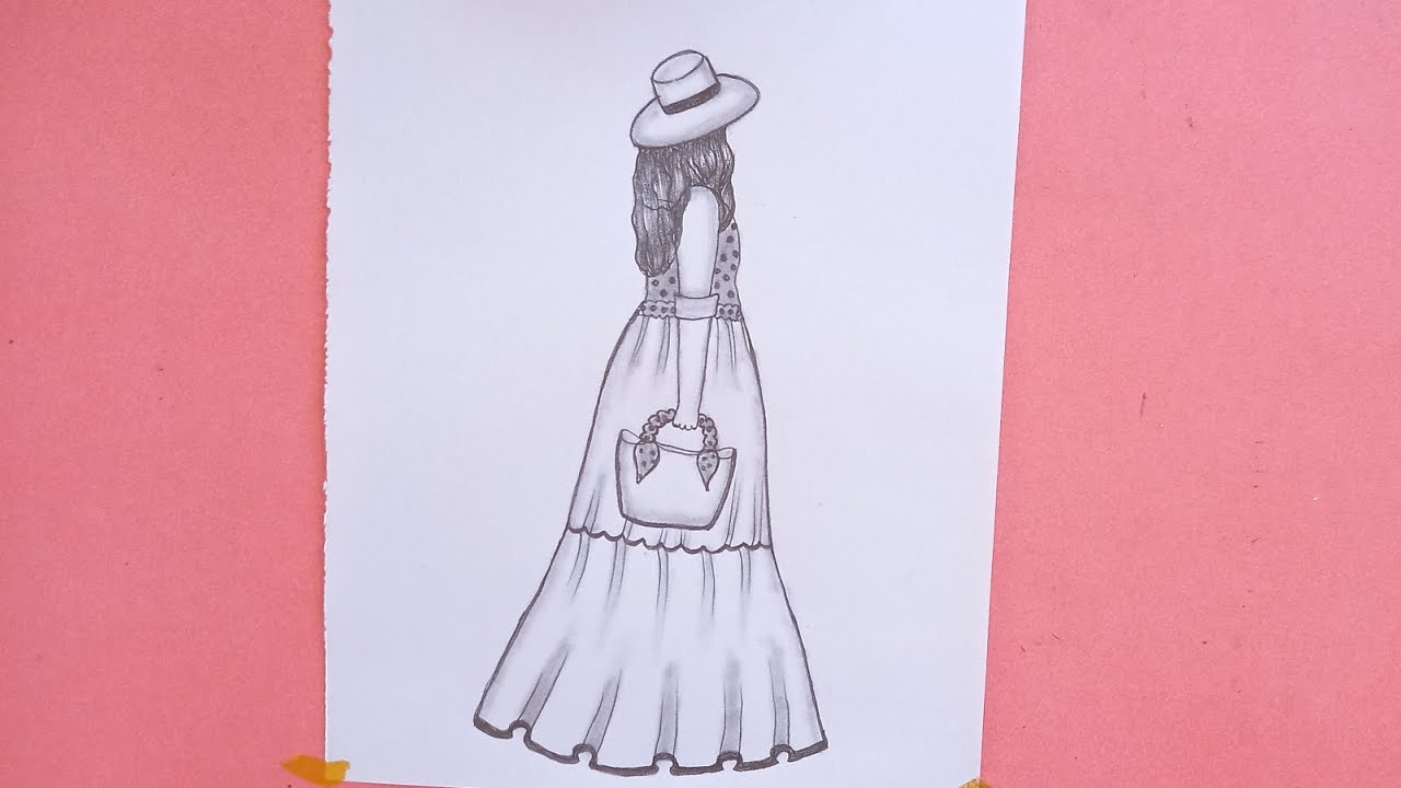 How to draw a girl | girl drawing | step by step girl drawing ...