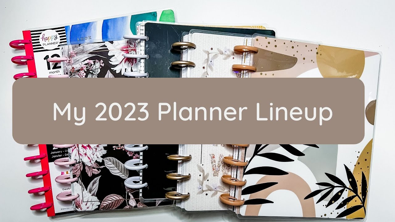 My 2023 Planner Lineup | Using 7 Planners - YouTube