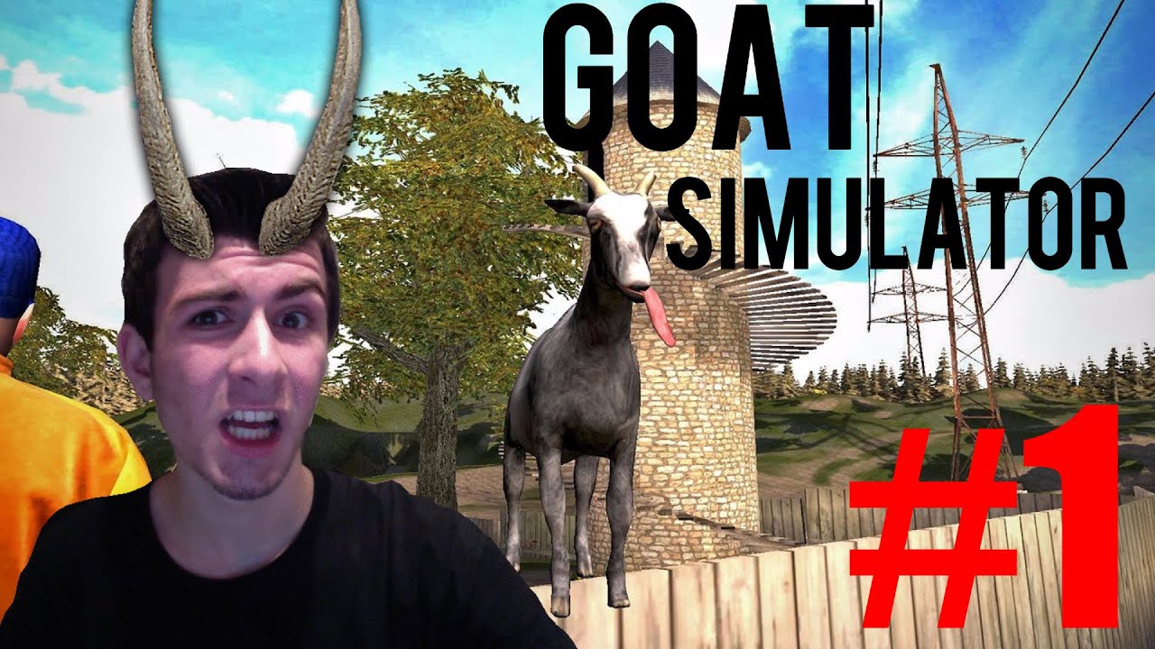 MICHAEL JACKSON GOAT! | Goat Simulator Funny Moments #1| Gameplay W ...