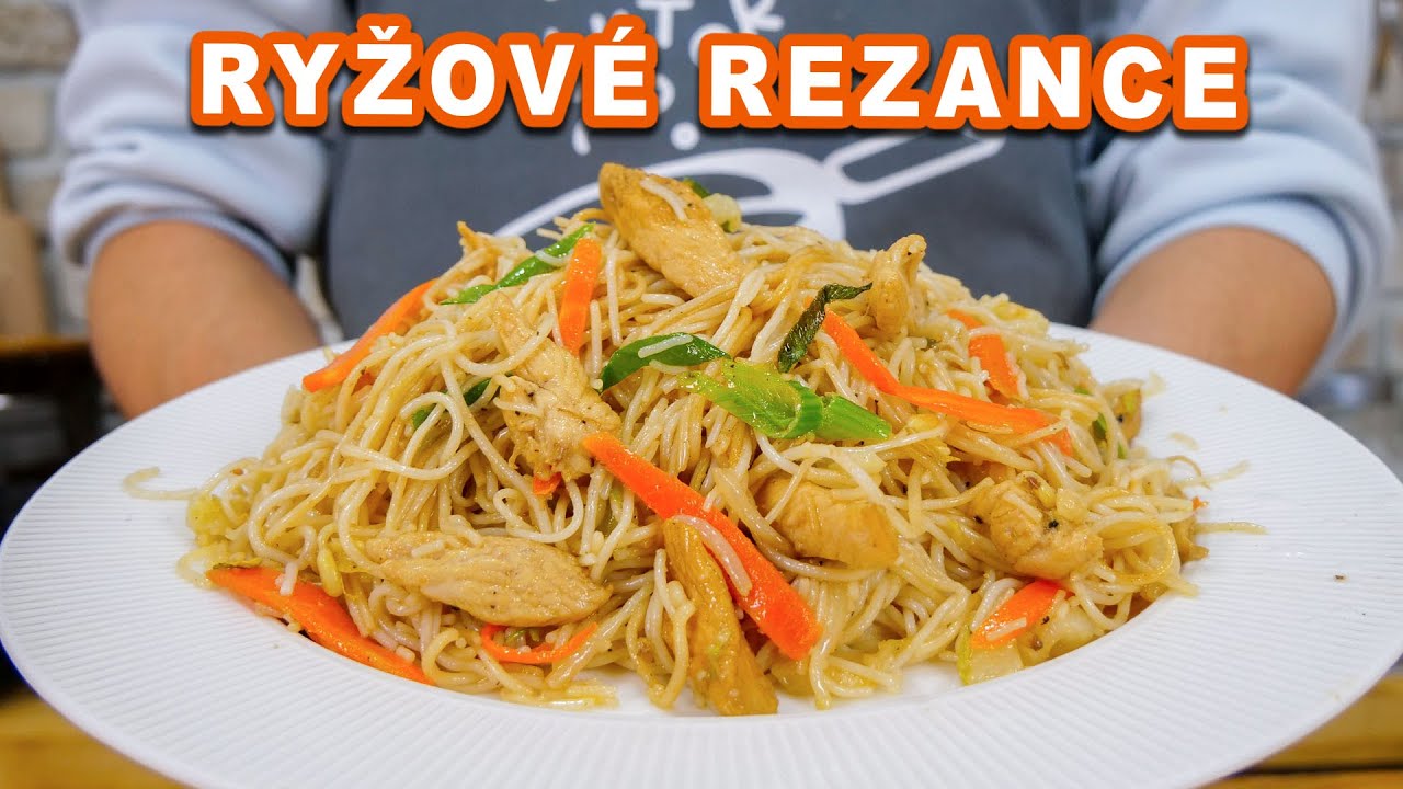 Ryžové rezance s kuracím mäsom | Viktor Nagy | recepty - YouTube
