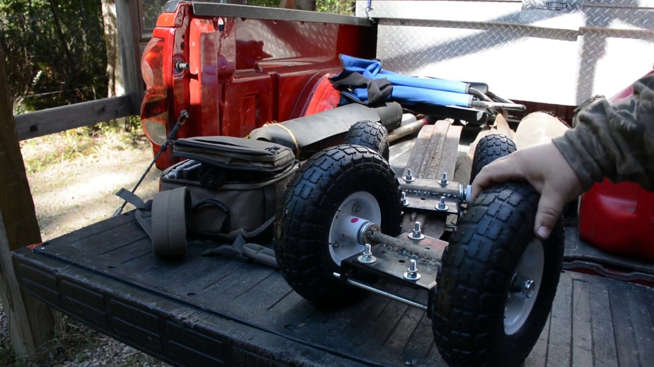 Snowmobile wheels "Sno-Mo-Wheel 2000" road test. - YouTube