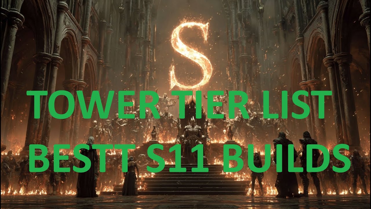 New Tower Endgame Tier List - BEST Build to Play Diablo 4 Season 11 ...