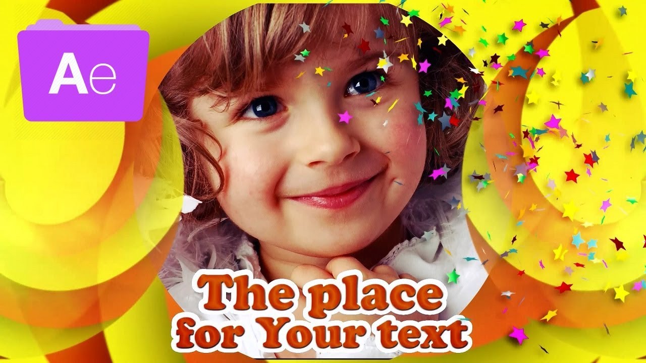 Children's Slideshow After Effects Project - YouTube