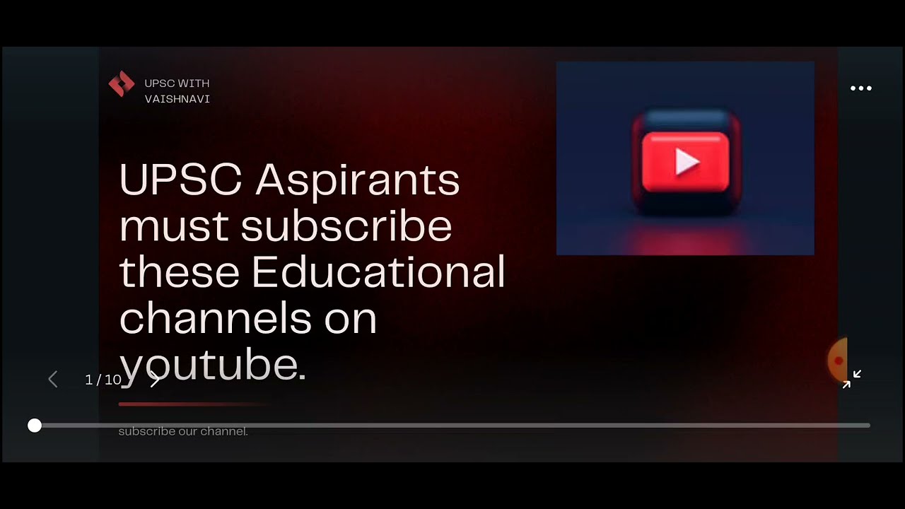 7 बेस्ट YouTube channel For Upsc aspirants || Must Subscribed - YouTube