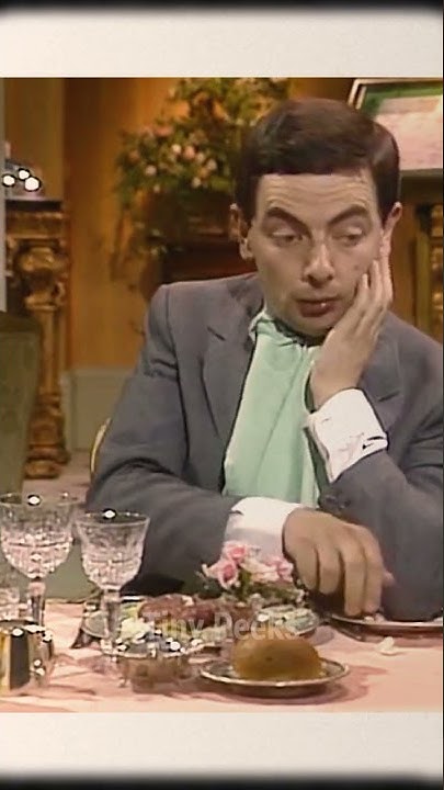 Mr. BEAN: Steak restaurant scene #mrbean #rowanatkinson #shorts # ...